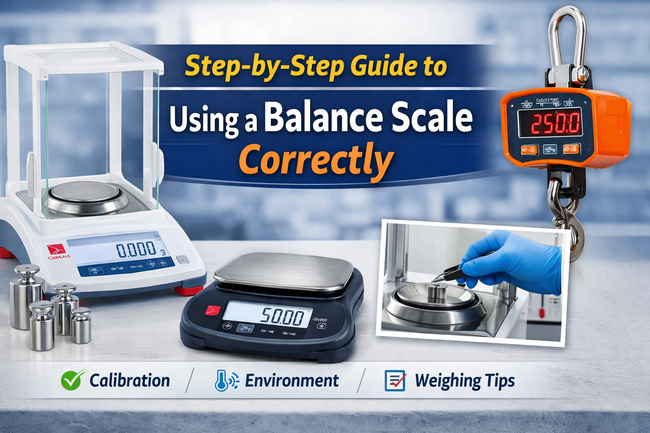 Step-by-Step Guide to Using a Balance Scale Correctly – San Diego Scale