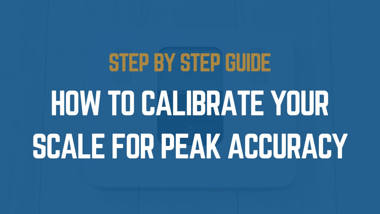 Step by Step Guide How to Calibrate Your Scale for Peak Accuracy – San ...