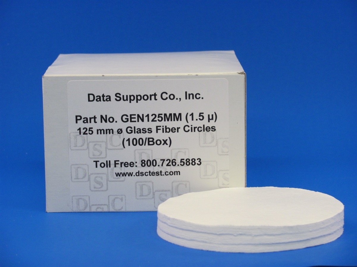 DSC Generic Glass Fiber Filters Discs, 125 mm™ – San Diego Scale