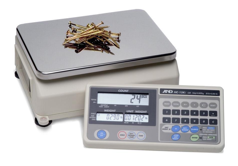 A&D Weighing HC-3Ki HC-I Series Counting Scale, 6 lb x 0.001 lb – San ...