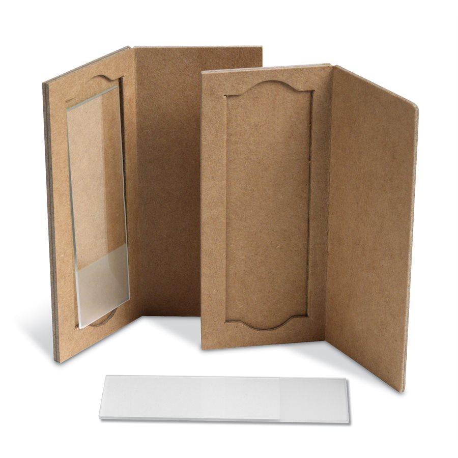 Heathrow Scientific 9904 2-Place Cardboard Slide Holders, pk36, Cardbo ...